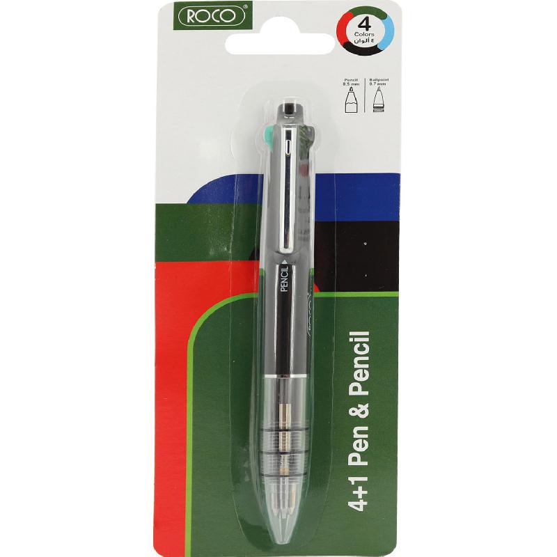 Roco Jet 4 + 1 Multi-Function Pen Blue;Black;Red;Green Ink Color ...
